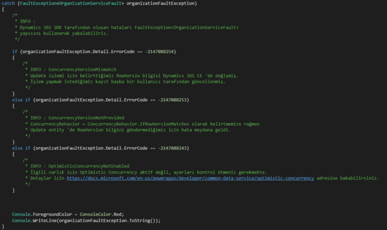 Xrm.Sdk.Messages.UpdateRequest - Emre GÜLCAN